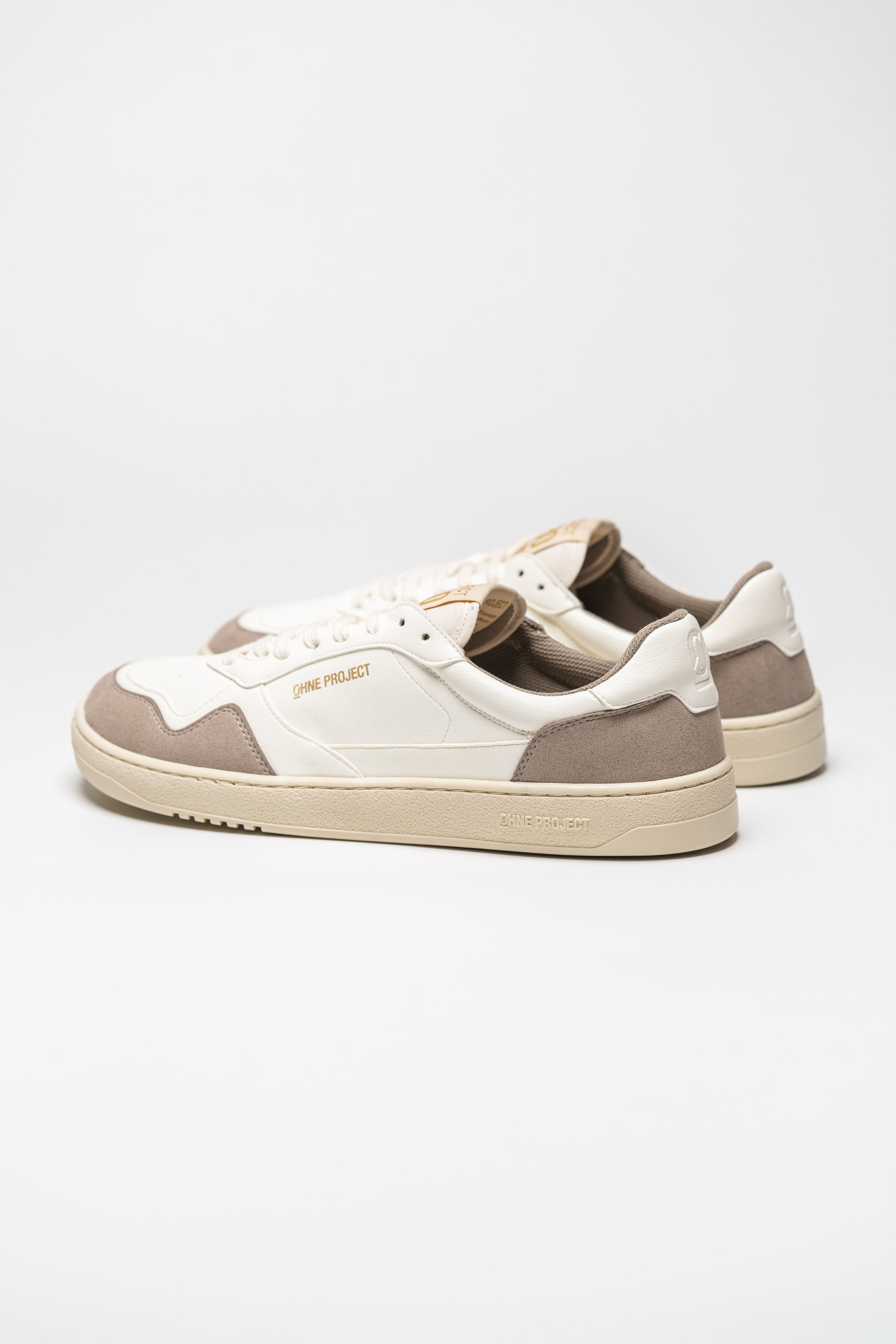 Grey Suede - Zapatillas Barefoot Blancas y Grises - Project 080